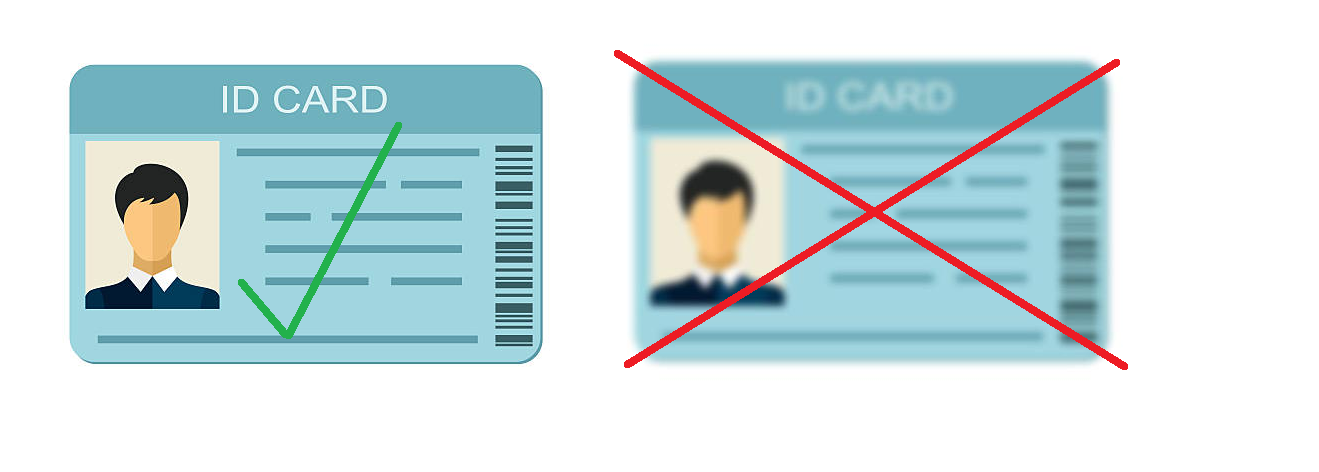 How should I take a photo of my identification card for verification ...